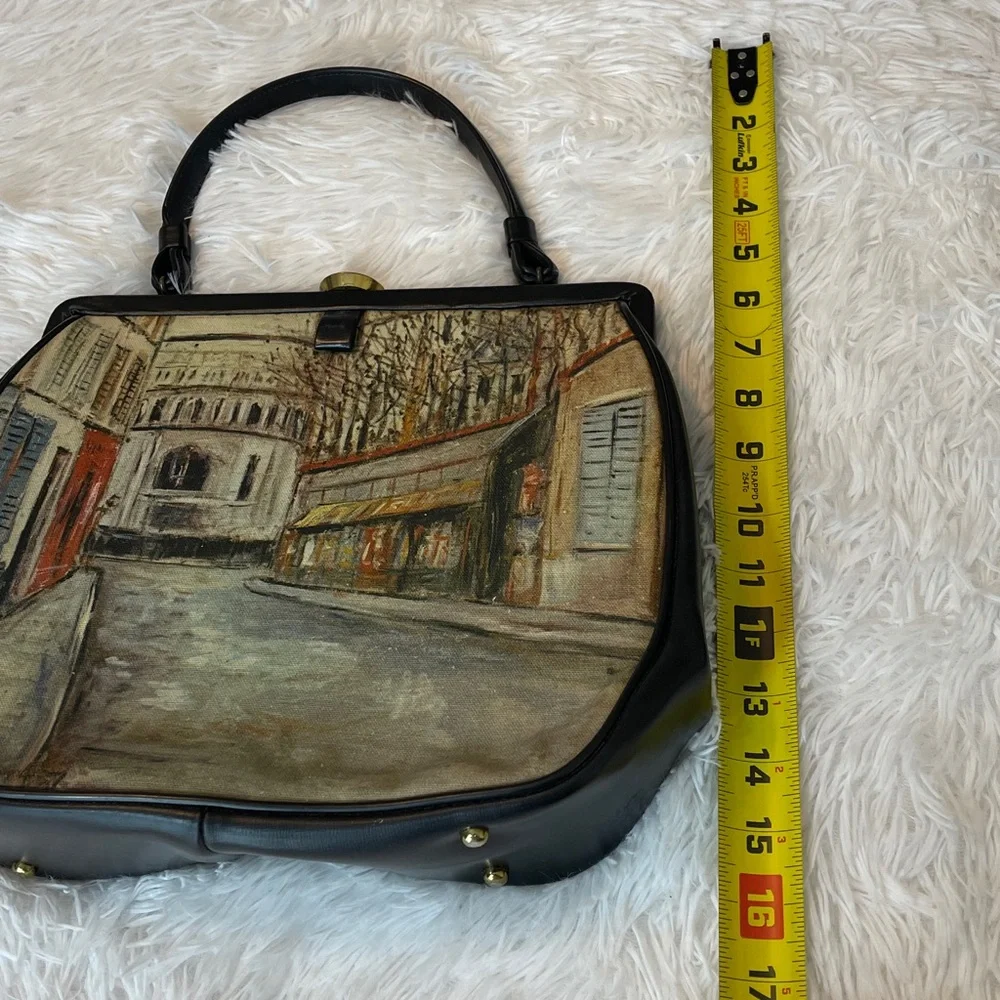 Soure | Bags | Soure Bag New York Vintage Elegant Black And Beige Dome ...